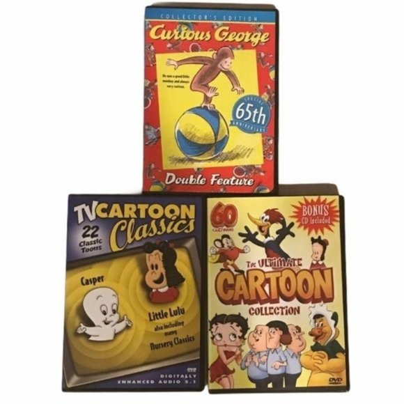No brand / Not sure | Media | Kids Cartoon Classics Dvd Lot Curious ...
